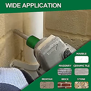 KURSTOL Diamond Mortar Raking Bit - 5/16" x 1" with 58-11 Thread for Brickwork Joint Mortar Removal Masonry,Stone,Concrete Angle Grinder Bit