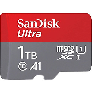 SanDisk 1 Terabyte Ultra Class 10 Memory Card 1TB Memory Card for OLED Nintendo Switch Gaming Console (SDSQUA4-1T00-GN6MN) UHS-I Bundle with (1) Everything But Stromboli SD & MicroSDXC Card Reader