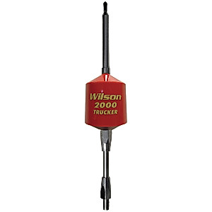 Wilson Antenna 305-493 T2000 Series Red Mobile CB Trucker Antenna with 5" Shaft, AM|FM Ready CB Radio Antenna