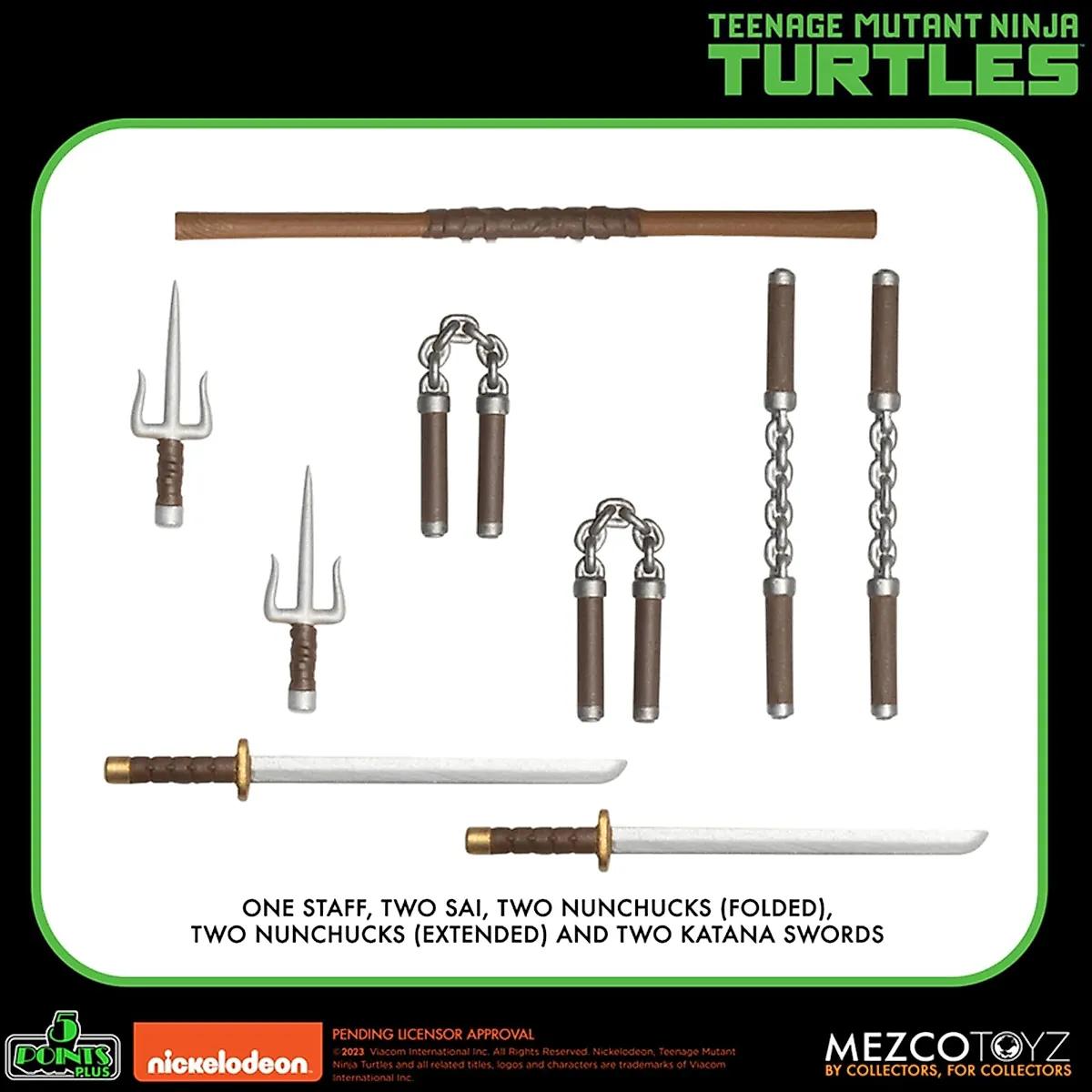 Mezco - 5 Points Plus - Teenage Mutant Ninja Turtles Deluxe Set