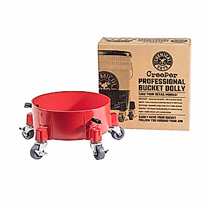 Chemical Guys ‎ACC1001R Creeper Rolling Bucket Dolly for Car Washing, Detailing, Garage & More