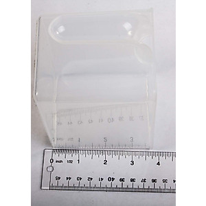 Omega 8006 Juicer Replacement Bowl Set - Pulp and Juice Collection Plastic Clear Containers Cup (2 Rectangle Bowls)