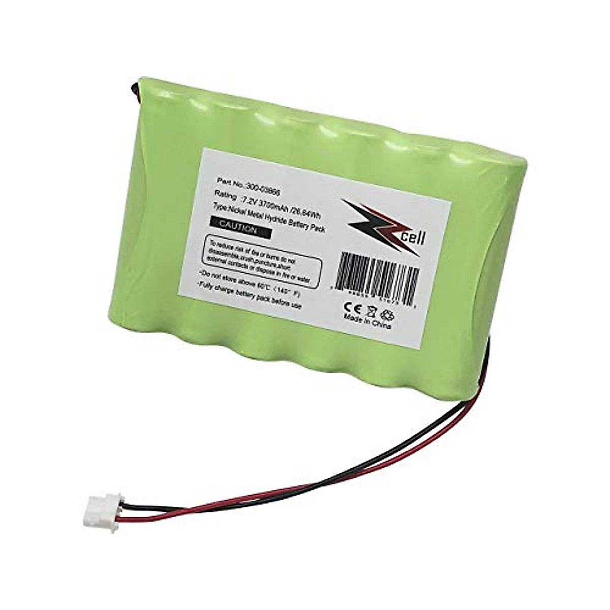 ZZcell® High Capacity Battery for 300-03866 Honeywell Alarm Lynx 5100, 5200, 5210, Lynx Touch 7000, Lyric Controller, Lyric Keypad LCP500-L, LYNXRCHKIT-SHA, OSA214, LCP500-4B, 7.2V, 3700mAh