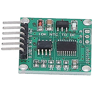 Voltage Converter Module, Thermistor to Voltage Temperature Transmitter, 9 24V Input, 0 5V/0 10V Output, PCB Material, for Remote Data Acquisition and Control Equipment