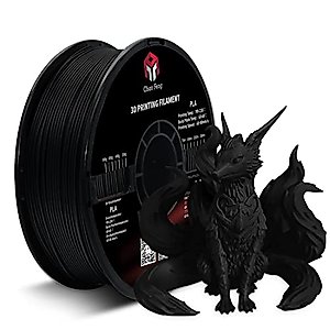 1Kg PLA Black Filament 3D Printer Filament/Consumables,PLA Filament 1.75mm,Dimensional Accuracy+/- 0.02 mm,1 kg(2.2lbs)/Spool (1pack)