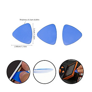 Fafeicy 12 in 1 Electronics Repair Tool Kit, Triangular Opening Tool, Electronics Opening Pry Tool Repair Kit for Tablet, MacBook, PC, Phone, Xbox, Game Console, Cameras, Glasses, Watches, Crowbar