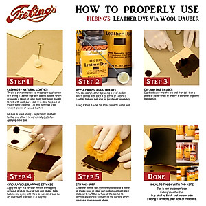 Fiebing's FILDYE17P032Z Leather Dye - British Tan, 32 oz