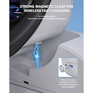 Doohoeek Charging Dock for Oculus Quest 2，black