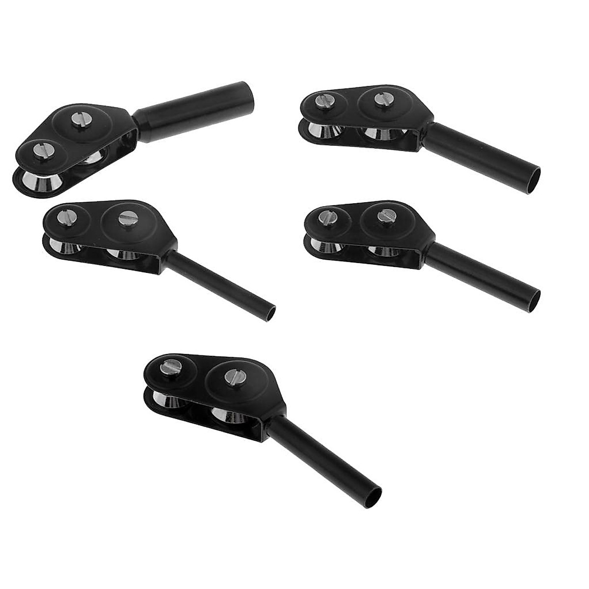 SM SunniMix 5pcs/set Stainless Steel Fishing Rod Roller Guide Fishing