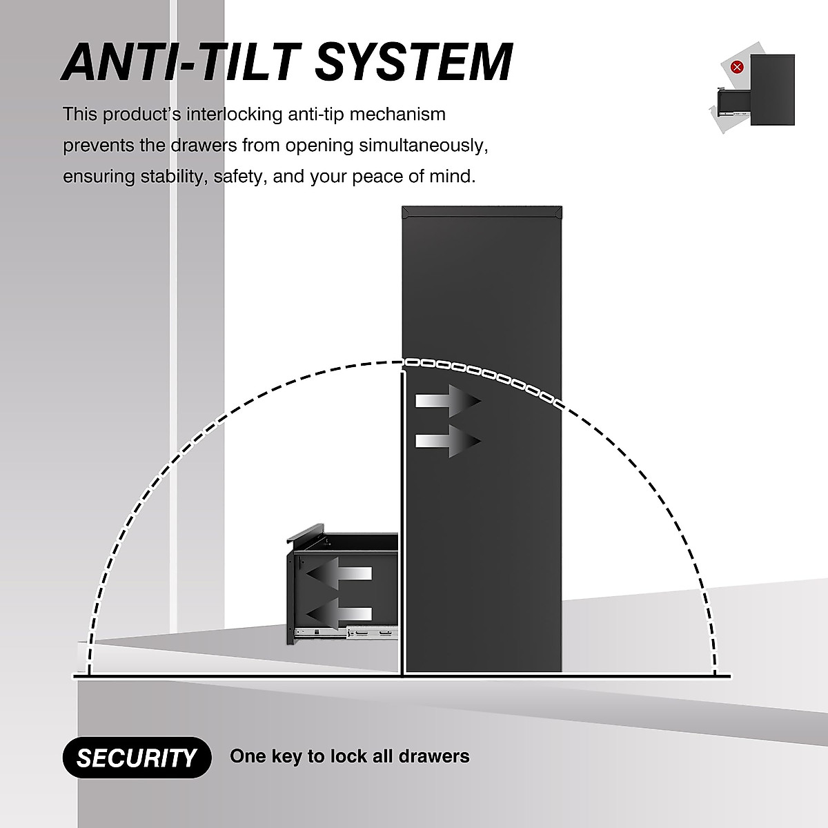 NODHM 4 Drawer File Cabinet with Lock, Metal Filing Cabinets, Vertical Small Filing Cabinet Steel Lockable Storage Cabinets for Home Office to Organization Hanging Letter/Legal/F4/A4