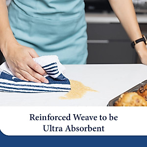 Cosy House Collection 2-Pack Pattern Decorative Kitchen Towel Set - 100% Cotton Dish Cloths for Washing & Drying - 15" x 25" Soft & Absorbent Tea Towels - (Checkerboard, Burgundy)