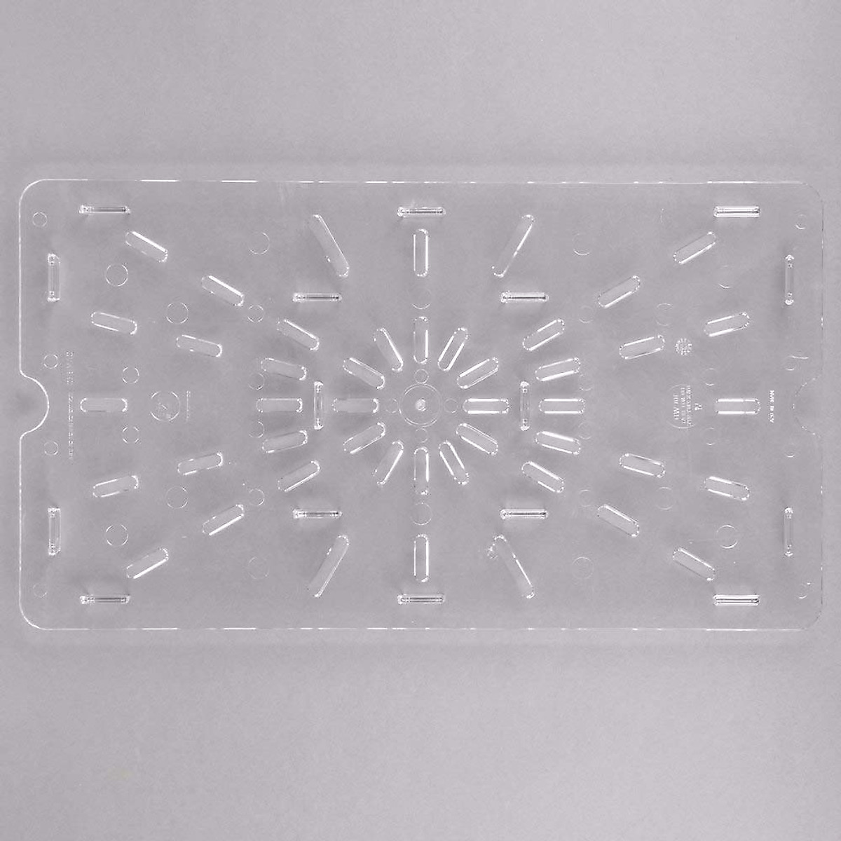 Food Pan Drain Shelf 1/1 Camwear Clear