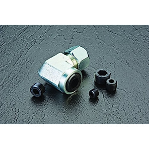 Caplugs Plastic Hex Socket Threaded Plug. TH-3, HDPE, to Plug Thread Size 1/4-18", Black (Pack of 70)