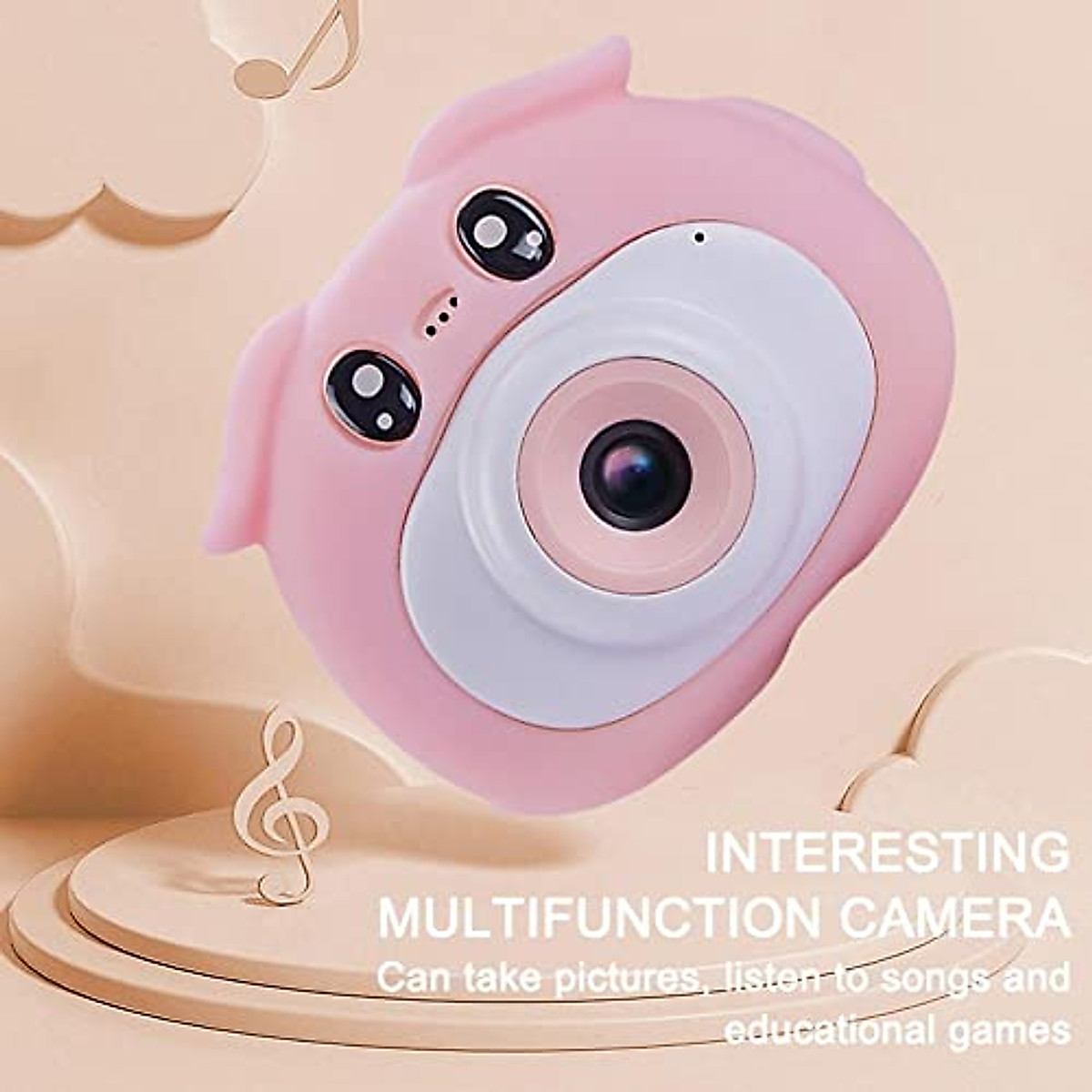 KRONDO Digital Camera,Mini Kid Camera Christmas Birthday Gifts for Boys Age 3-9, HD Digital Video Cameras for Toddler, Portable Toy for 3 4 5 6 7 8 Year Old Boy 32GB SD Card