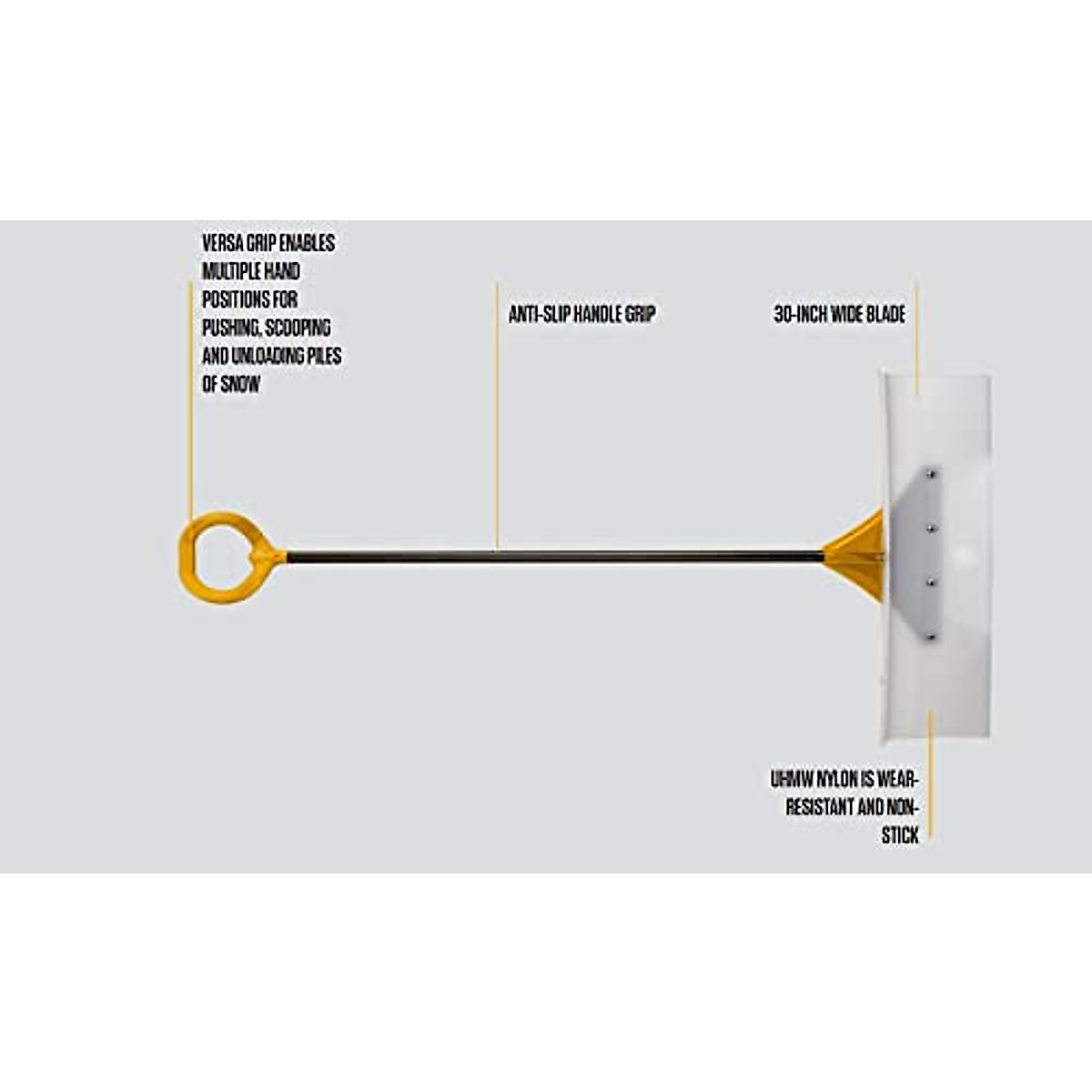AMES The/Snow Tools 1663000 Tools Snow Pusher