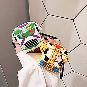 Airpod Case, Cute 3D Funny Buzz Lightyear Pocari Sweat Soft Silicone Cover, Kawaii Cool Keychain Design Skin, for Girls Children and Boys Airpod Case(KANSDF/Buzz Lightyear)