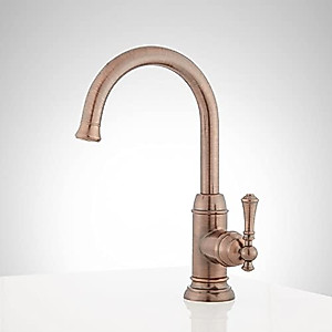 Signature Hardware 948522 Amberly 1.8 GPM Single Hole Bar Faucet