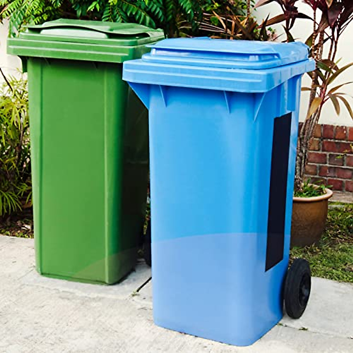 HANABASS Trash Can Replacement Wheel: Garbage Bin Wheel Wastebasket Pulley Wheel Replacement Parts Black