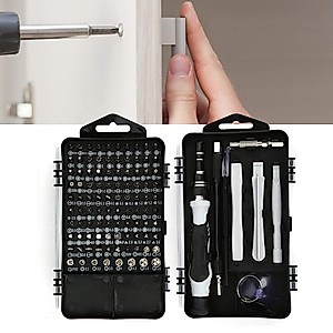 117-in-1 Multifunction Screwdriver Set with Storage Case - Repairing Screwdriver Set Mobile Phone Repair Tool Kit - Screwdriver Bit Kit for All Your Repair Needs