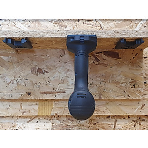 StealthMounts Locking Bosch Tool Holder 4 Pack of Bosch Tool Mount | Bosch Tool Storage | Bosch 18V Tool Holder | Bosch Drill Holder | 18V Bosch Tool Mount | Made in UK