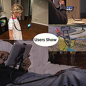 Lazy Neck Phone Holder Hand-free Rotating Vertical Horizontal Gooseneck Multiple Function Mounts - for Cell Phone,Tablet,iPad,Kindle,iPhone,Samsung,and Other Smartphone Devices Multi Angle Holder
