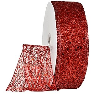 Morex Ribbon Olympus Ribbon, 1-1/2" x 50 yd, Red