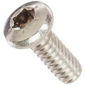 Small Parts 18-8 Stainless Steel Pan Head Machine Screw, Meets ASME B18.6.3, T15 Star Drive, #6-32 Thread Size, 3/8" Length, Fully Threaded, Imported (Pack of 50)
