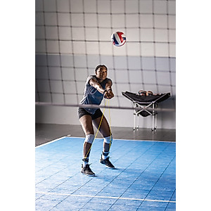 SKLZ Bump-N-Pass Volleyball Trainer with Resistance Bands for Improved Passing Technique, Black
