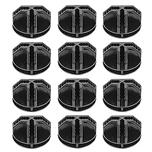 balacoo Wire Connectors Mesh Fence 12pcs Plastic Connector Wire Cube Connectors Modular Organizer connectors Closet Storage connectors Wire Grid Cube Cabinet Shelf Storage Racks Shelves