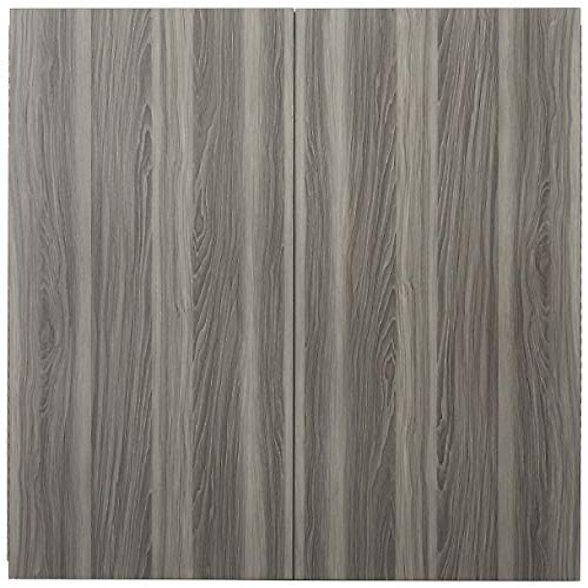 SAFCO Mayline Medina Presentation Board with Dry Erase Center Panel, Gray Steel Laminate