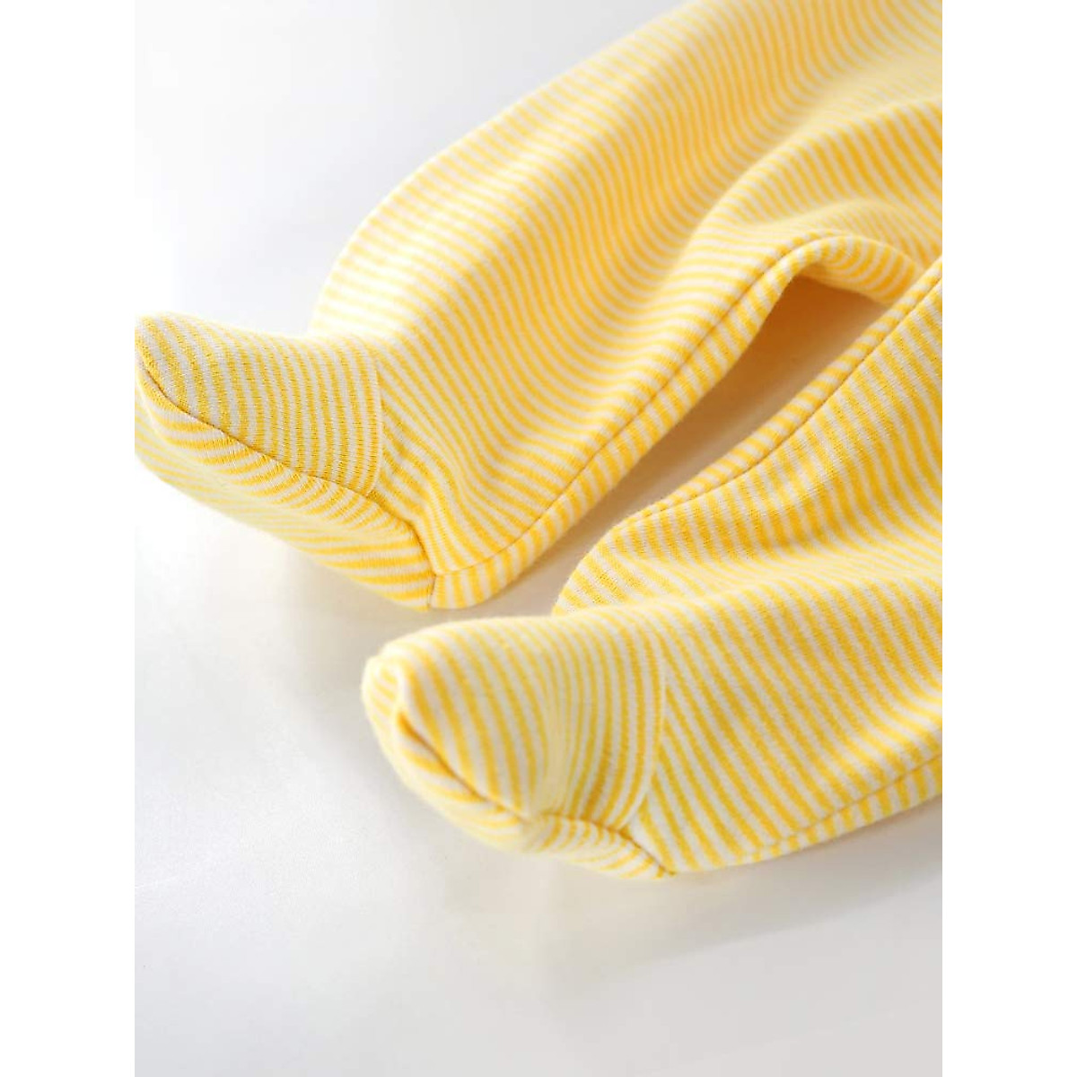 Teach Leanbh Newborn Baby 3 Pack Footed Pants Cotton Embroidery Pringting Casual Leggings 0-12 Months (6-12 Months, Giraffe)