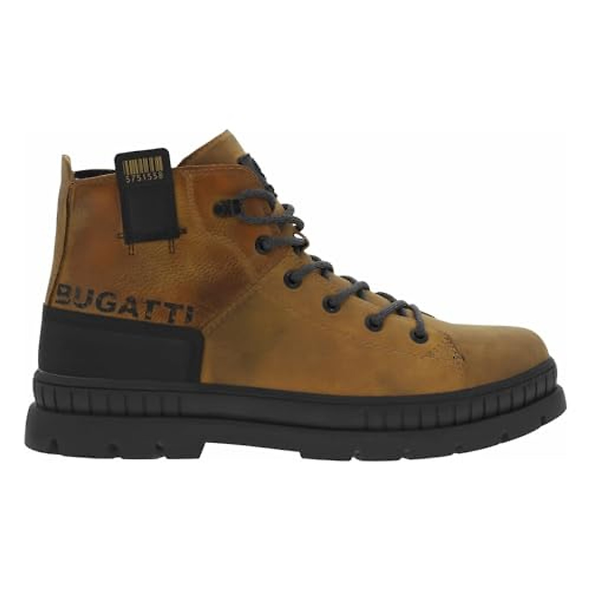 bugatti Men's Denim Boots, Yellow, 12.5