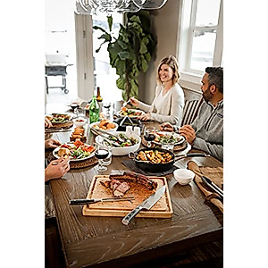 Camp Chef Bamboo Cutting Board - Wood Cutting Board for Kitchen Accessories & Outdoor Cooking - Perfect for Cutting Meat, Veggies, Cheese & More - 14" x 16"