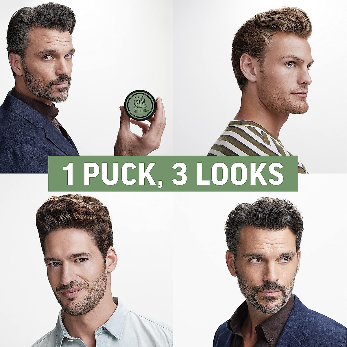 American Crew Men's Gift Set Hair Forming Cream and Daily Deep Moisturizing Shampoo