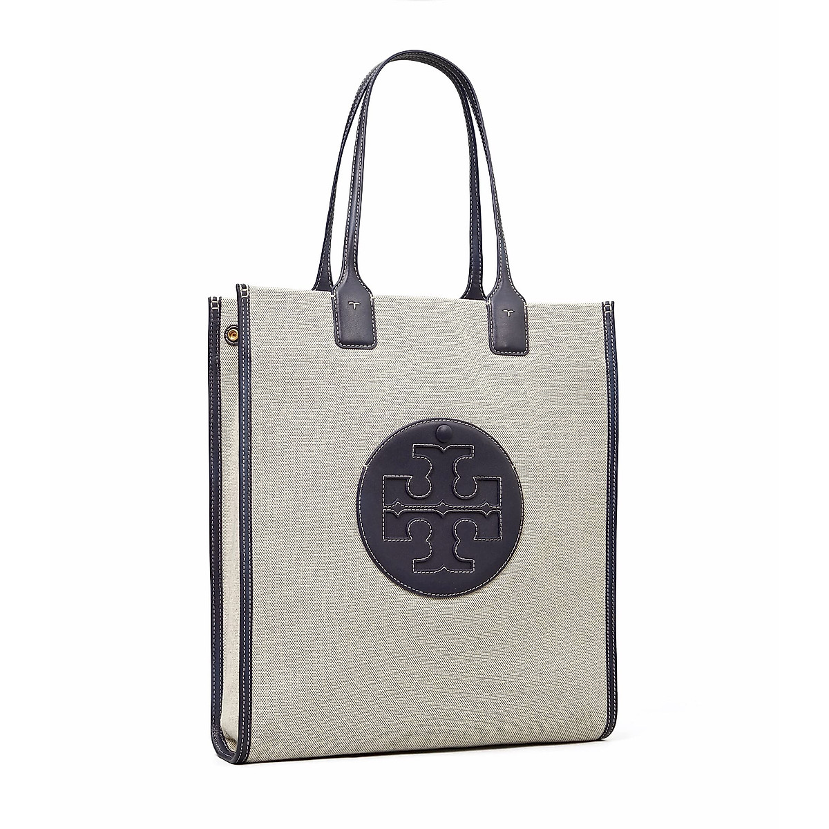 Tory Burch Women's Ella Canvas NS Tall Tote Handbag