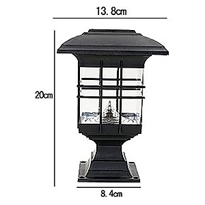 BOOHR Solar Post Lights, Waterproof Fence Pillar Lights, Outdoor Decoration Patio Lights for Home and Garden