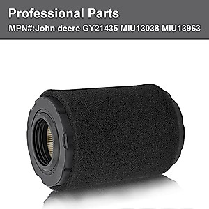 Butom 796031 Air Filter for Briggs and Stratton 591334 594201 590825 D140 D110 D130 Husqvarna YTH22V46 YTH24V48 YTA22V46 YTH24V54 YTA24V48 Lawn Tractor 2Pack