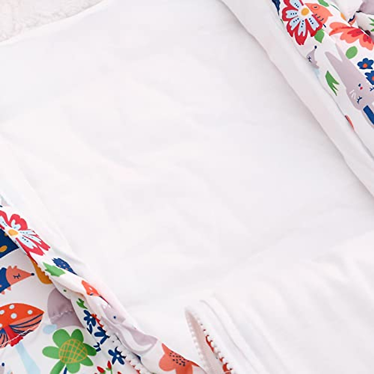 famuka Warm Baby Winter Clothes Hooded Snowsuit Outerwear Onesie with Gloves (Fox, 6-9 Months)