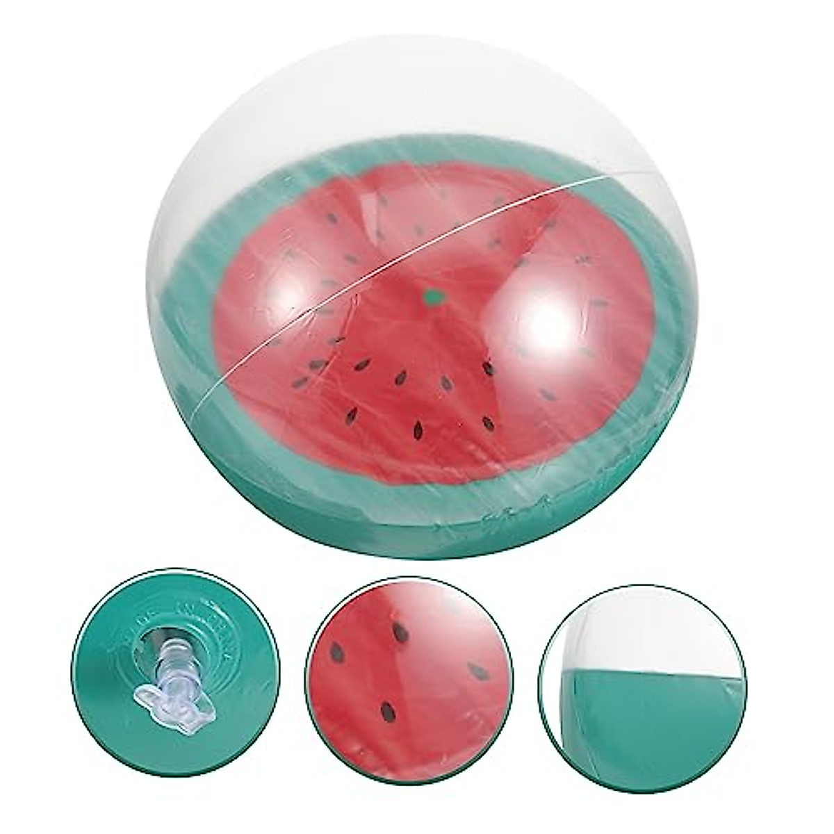 Alasum 1pc Watermelon Beach Ball Outside Toy Kids Swimming Pool Beach Balls for Kids Beach Pool Party Toy Summer Water Toy Watermelon Water Ball Inflatable Beach Ball Toy Inflatable Ball