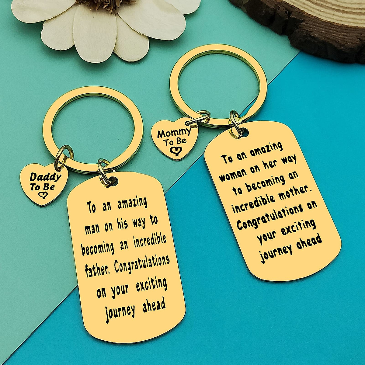 New Parent Gift First Time Pregnancy Gifts for Mom Dad To Be Mom to Be Keychain Daddy to Be Gifts First Time Dad Gifts New Mom Jewelry Baby Announcement Gift New Mom and Dad Gifts Baby Shower Gifts
