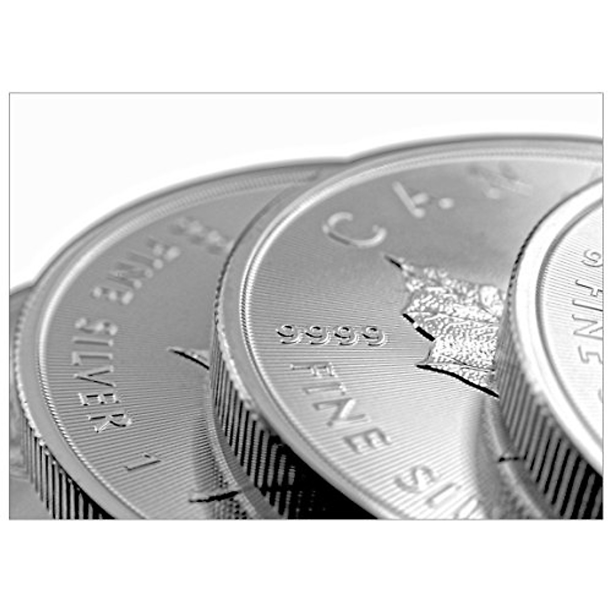 2014 1 oz Silver Canadian Maple Leaf Five Dollar Uncirculated