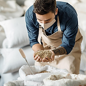 Baluue 4pcs Grain Sampler Metal Detector Turnicate Kit Outdoor Tools Grain Detector Probe Closed Sampling Agriculture Powder Sampler Stainless Steel Rice Sampler to Rotate Food