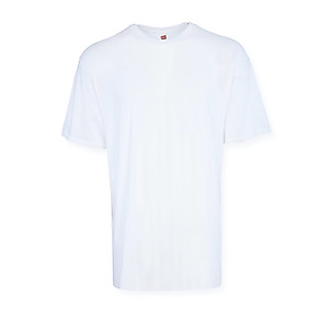 Hanes Men's Big Crew Undershirt Tall 3-Pack 114hnt, White, XLT