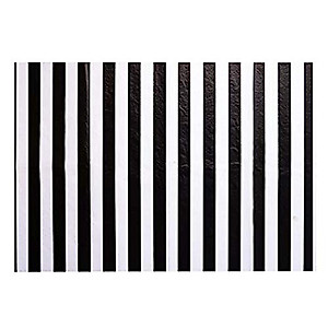 Black & White Stripes Tissue Paper 20 X 30-24 Sheet Premium High Quality Tissue Paper Made in USA by A1 bakery supplies