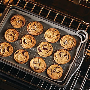 Rachael Ray Tools and Gadgets Silicone Nonstick Roasting and Baking Mat, 10 Inch x 14.75 Inch, Gray