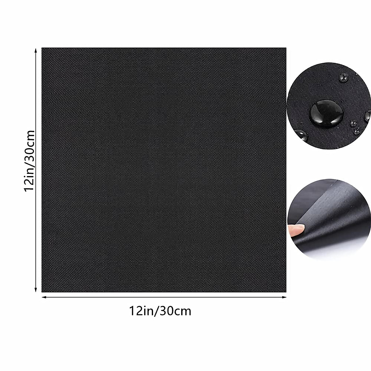 4 Pack Oven Liners for Bottom of Oven, Large Reusable Heavy Duty Oven Liners Protector Mats for Gas Oven Electric Oven Baking Sheet Toaster Microwave Grill, Nonstick BPA and PFOA Free, 12"x 12"