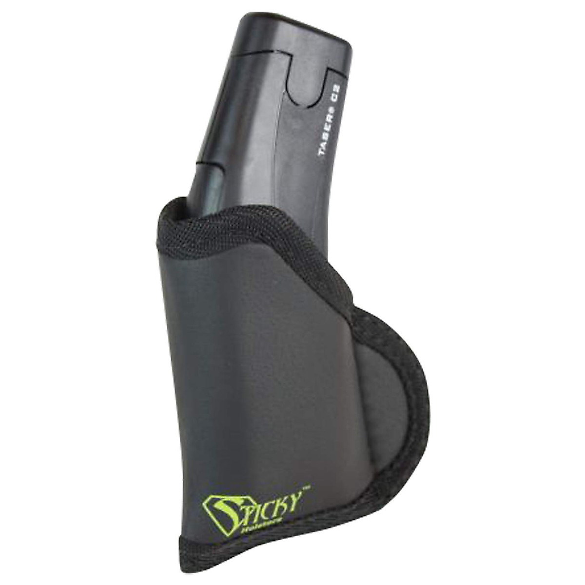 Sticky Holsters Taser Holster for Concealed Carry for Men and Women - Taser C2/Bolt - Can Fit Taser C2/Bolt - Ambidextrous Design, Inside Waistband (IWB) and Pocket Carry; Black