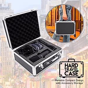 Pyle USB Microphone Kit, Cardioid Condenser Mic with Desktop Stand, Ideal for Gaming, Streaming, Podcasting, Studio, YouTube, Works with Windows, Mac, Linux - PDT100