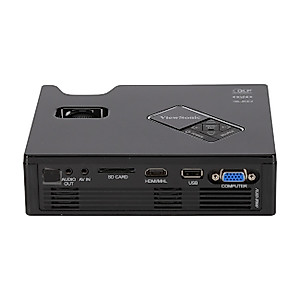 ViewSonic PLED-W800 WXGA HDMI LED Ultra-Portable Mini Projector