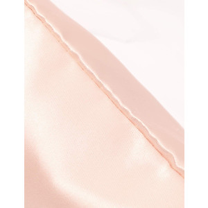 Cuulrite Ballet Pointe Shoes Bag Satin Drawstring Dance Shoe Storage Bag Pink One Size